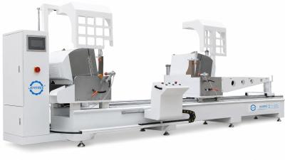 China Intelligent CNC Double-Head Precision Cutting Saw Machine for High-Efficiency Aluminum Profile and Industrial Metal Processing for sale