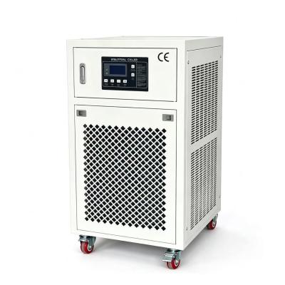 China 1HP Industrial Air Cooled Water Chiller with Copper Tube Fins Condenser and Portable Design for sale