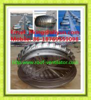 China 680mm Wind Driven Roof Turbo Ventilator Stainless Steel for Warehouse Workshop Ventilation for sale