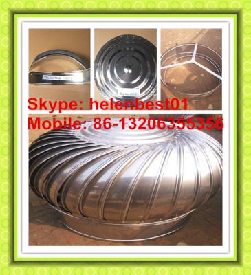 China 1000mm Stainless Steel Wind Driven Roof Turbo Ventilator for Warehouse Ventilation for sale