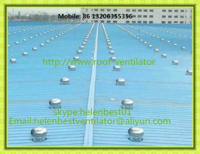 China 500mm Stainless Steel Wind Driven Poultry Turbo Ventilator Roof Ventilation for sale