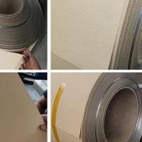China SGS Plastic Film Coated Aluminum Coil Polykraft Insulation Embossed Aluminum Sheet for sale
