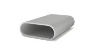 China HO-H112 Temper Carbon Steel Rectangular Tube Aluminum Oval Tube Customized for sale