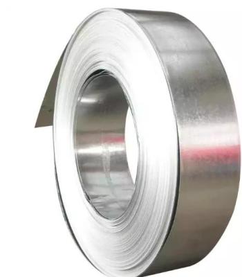 China Cold Rolled Galvanized Steel Strip Coil 600-1250mm Chromated Galvanised Metal Strip for sale