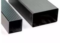 China SGS 3k Twill Matte Carbon Fiber Square Stock Glossy Rectangular Carbon Fiber Tube for sale