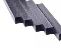 China Custom Rectangular Square 3k Carbon Fiber Tube Abrasion Resistant for sale
