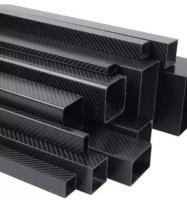 China 3K Twill Matte Carbon Fiber Rectangular Tube 600*600MM Carbon Fiber Square Tube for sale