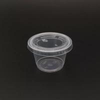 China 2 Oz Portion Cups With Lids PP Condiment Plastic Cups Disposable Plastic Sauce Cups for sale