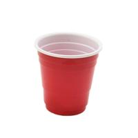 China 59ml Disposable Plastic Cups PP 2oz Mini Red Solo Cups For Beer Pong Game for sale