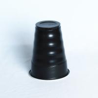 China PS Black 16Oz Disposable Plastic Cups Colored Disposable Cold Drink Cup 98mm for sale
