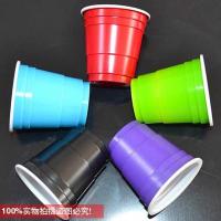 China 50mm 2oz Mini Red Solo Cups Disposable Small Plastic Shot Cups For Beer Pong Game for sale