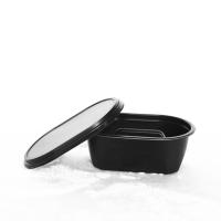 China 180Mm Disposable Plastic Food Containers With Lids Plastic Take Away Containers for sale