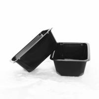 China 160 X 110 X 60 MM Black Disposable Trays PP for sale