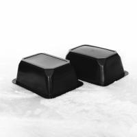 China 160 X 110 X 60 MM Black Disposable Trays PP for sale
