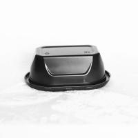 China 180Mm PP Black Plastic Tray Food Packaging for sale