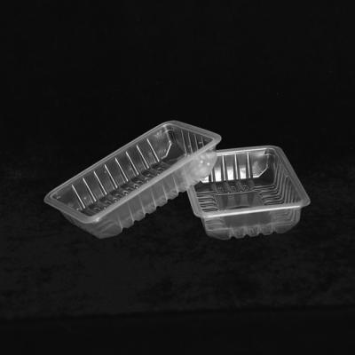 China 185 X 125 X 40MM PP Plastic Tray Food Packaging Vegetable Disposable Clear Box for sale