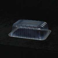China 225 X 170 X 65 MM Clear PP Disposable Plastic Tray Rectangular Food Container for sale