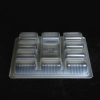 China 210 X 190 X 30MM Plastic Divided Food Trays Rectangle Disposable Divided Food Trays for sale