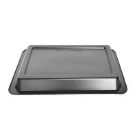China 250x170x20mm PP Disposable Plastic sealer Tray Black Fresh Meat Plastic Tray for sale