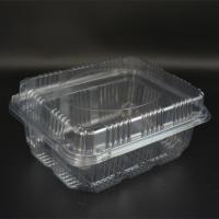 China Clear Disposable Plastic Boxes For Packing 176mm Disposable Plastic Fruit Containers for sale