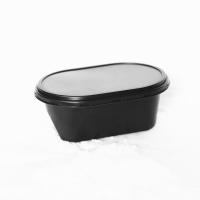 China 180 X 120 X 65mm Disposable Food Packaging Containers Black Disposable Packing Boxes for sale