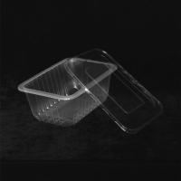 China 260 X 170 X 110MM Disposable Food Trays With Lids 90 OZ Plastic Fast Food Tray for sale