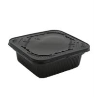 China 183 X163 X 63 Mm Rectangular Disposable Plastic Containers Plastic Throw Away Containers for sale