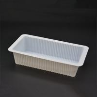 China 200 X 105 X 48Mm Disposable Cookie Tray White Disposable Trays With Lids For Biscuit for sale