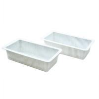 China 200 X 105 X 48Mm Disposable Cookie Tray White Disposable Trays With Lids For Biscuit for sale