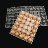 China 5X6 Disposable Plastic Egg Tray 30 Holes Transparent Egg Tray Plastic for sale