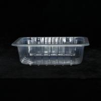 China 225 X 170 X 65MM Square Plastic Food Container Clear Plastic Disposable Trays for sale