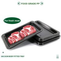 China 230 X 160 X 20 Mm Black PP Plastic Vacuum Skin Trays Can Be Customized for sale