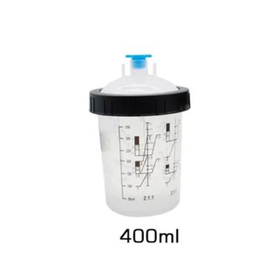 China Cup Shape Paint Mixing Cups For Mixing Paint Used On Spray Gun for sale