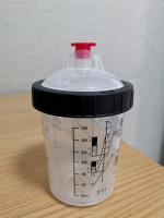 China 400ml 600ml 800ml Disposable Paint Mixing Cups With Customized Logo for sale