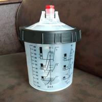 China 400ml 600ml 800ml Paint Mixing Cup Used On Spray Gun Customized Logo for sale