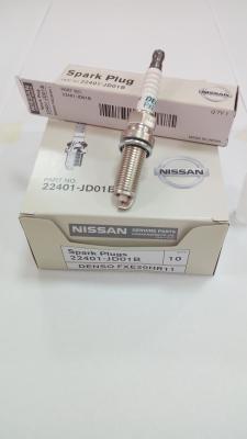 China Auto Engine Spark Plugs OEM 22401-JD01B For Nissan Land 10pcs MOQ High Quality for sale