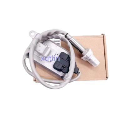 China Engine Nitrogen NOx Oxygen Sensor for Mercedes Benz Truck Actros 24V OEM A0091530028 A0091530004 for sale