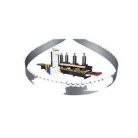 China 15-28mm Teeth Spacing Vertical Steel Bladeband Band Saw Bimetal Blade for Wood Cutting 0.8x50mm to 1.05x75mm for sale