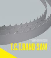 China TCT Carbide Teeth Wood Cutting Band Saw Blade 0.65-1.25mm Thickness 30-125mm Width for sale