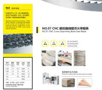 China TCT Carbide Teeth Wood Cutting Band Saw Blade 0.65-1.25mm Thickness 30-125mm Width for sale