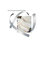 China CNC Curve Quenching Band Saw Blade 0.56x12.7mm Alloy Steel for Wood Cutting for sale