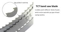 China TCT Band Saw Blade 0.65x15 to 1.05x35 for Vertical Horizontal Gantry Hard Wood Cutting for sale