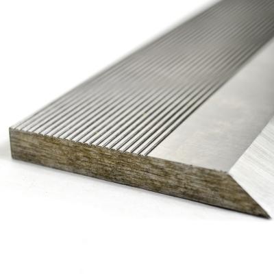China HSS Metric Serrated Wood Planer Knife 600x60x6mm 62HRC Long Life for Woodworking for sale