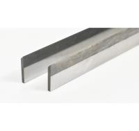 China HSS Metric Serrated Wood Planer Knife 62HRC 45 Degree Edge for Thickness Planer Machine for sale