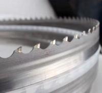 China TCT Carbide Alloy Wood Cutting Band Saw Blade 0.65mm Thickness 30mm Width High Frequency Welded for sale