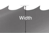 China Carbide Tipped Wood Cutting Bandsaw Blade 30-160mm Width for Hard and Soft Wood for sale