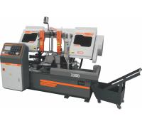 China Automatic CNC Metal Cutting Band Saw Machine 330mm Round 5.5kW for Steel Bar Pipe for sale