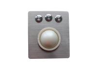 China 50mm White Small Trackball Mouse Pointing Device For Industrial Application for sale