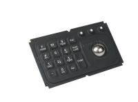 China Mini 15 key panel mount keyboard with trackball for medical , diagnostic equipment for sale