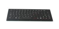 China Black Rubber Material Military Panel Mount Keyboard With Oem And Fn Keys for sale